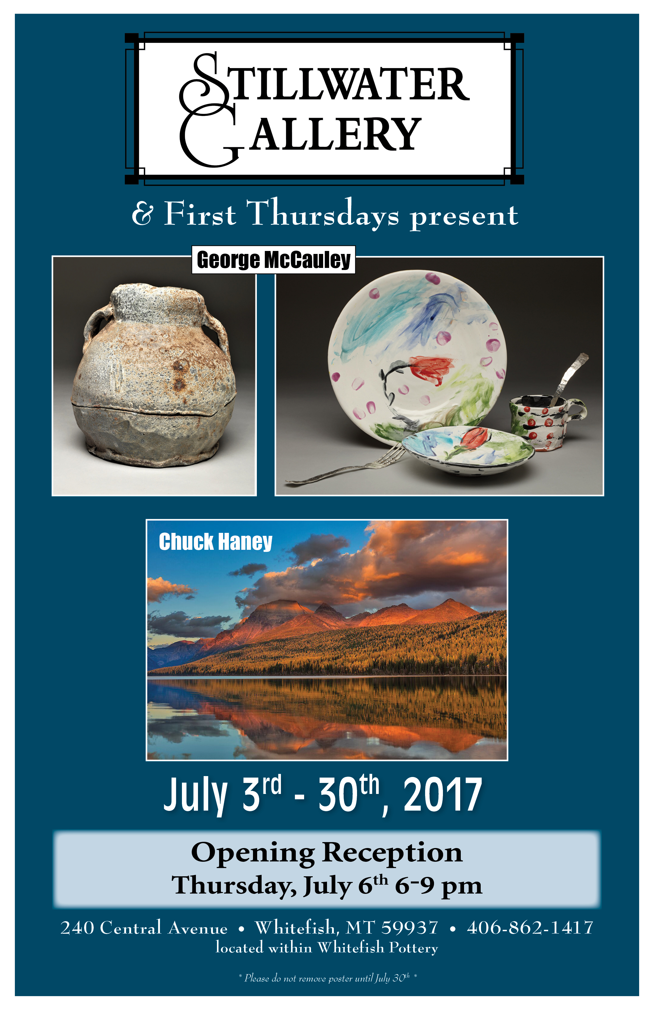 New Work by George McCauley and Chuck Haney at Whitefish Pottery ...